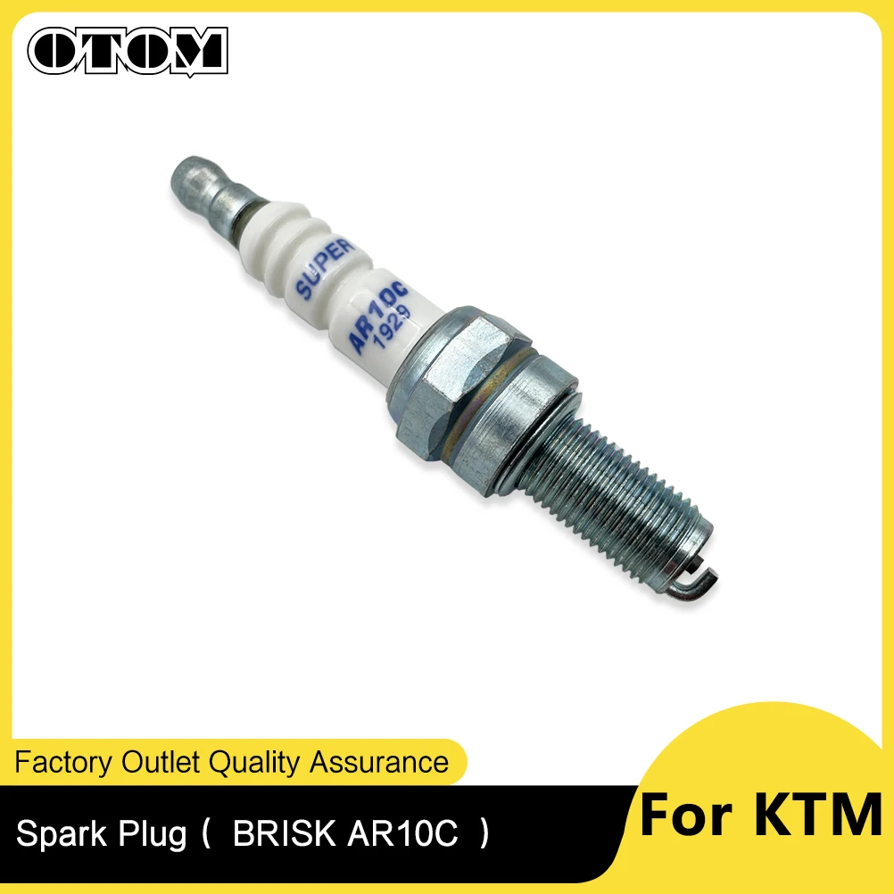 OTOM 2024-2025 Motorcycle BRISK AR10C Spark Plug For KTM SX50 SX85 TC50 ...