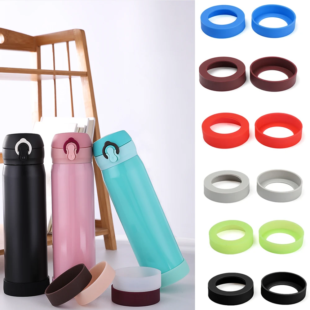 Anti-fall Insulation Cup Mat Table Mats Silicone Thermos Coasters ...