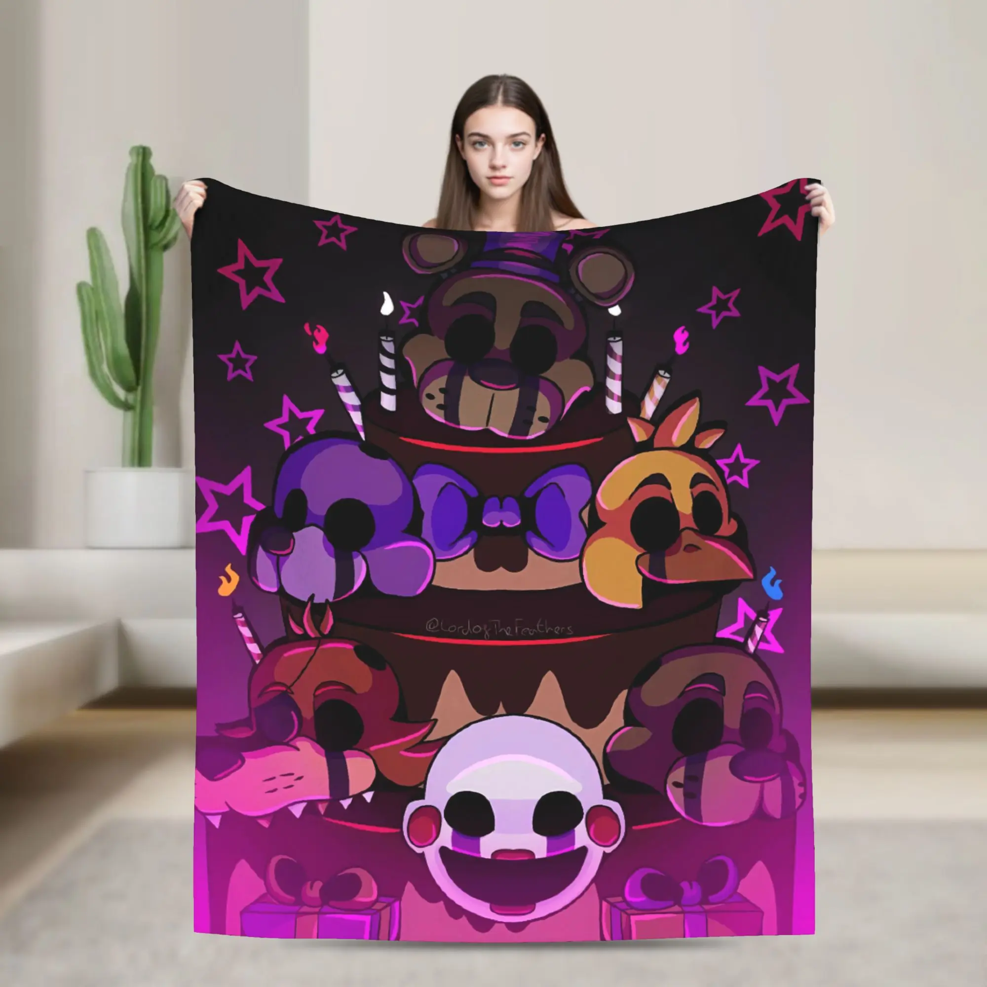 FNAF At Freddys-Manta de franela para invierno, manta suave y duradera ...