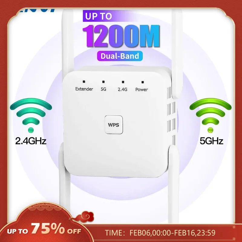 1200Mbps-5Ghz-Sans-Fil-WiFi-R-p-teur-2-4G-5GHz-Wifi-Signal ...