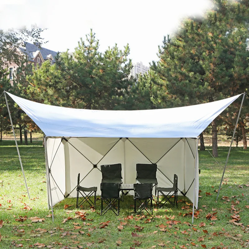 Windproof Outdoor Camping Wind Shield Portable Interlocking Canopy ...