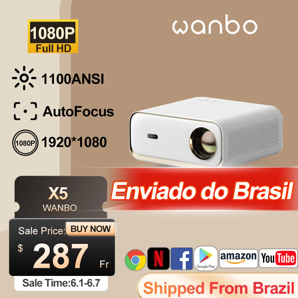 Wanbo-X5-Smart-Portable-Projector-Android-9-0-1100ANSI-Lumens-Full-HD ...