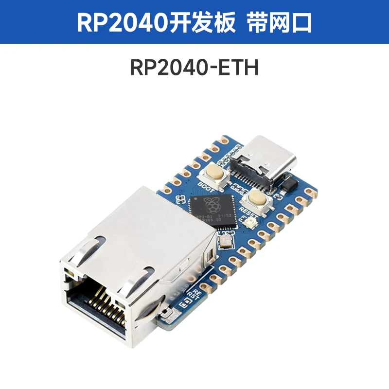 Raspberry-Pie-RP2040-Microcontroller-Development-Board-Board-CH9120-ETH ...