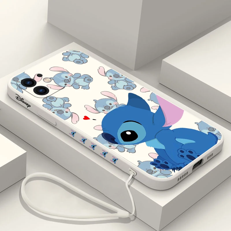 Iphone 14 Pro Max Silicone Cases | Stitch Phone Case Iphone 12 Mini ...