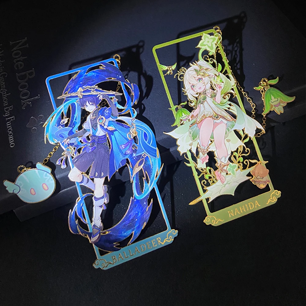 Anime-Game-Genshin-Impact-Hollowed-Out-Metal-Bookmark-Nahida ...