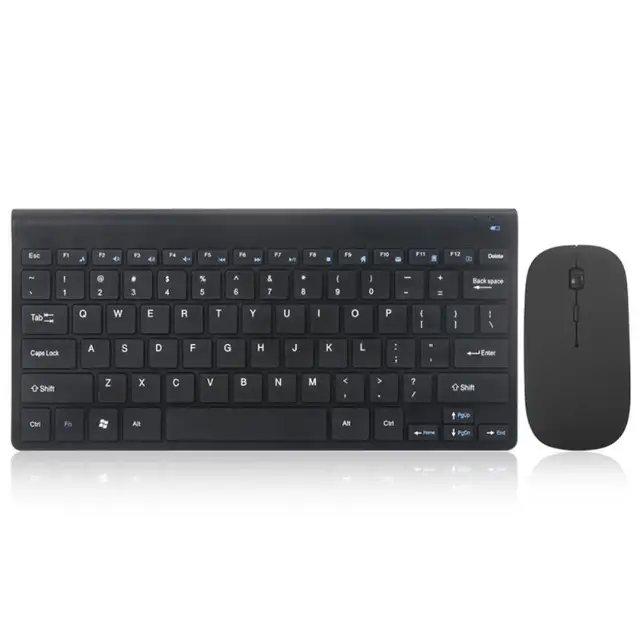 RYRA 2.4G Wireless Keyboard And Mouse Suit USB2.0 Portable Slim Design ...