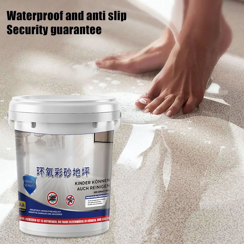 High-Gloss Marble Effect Epoxy Floor Coating 500G - engineering life
