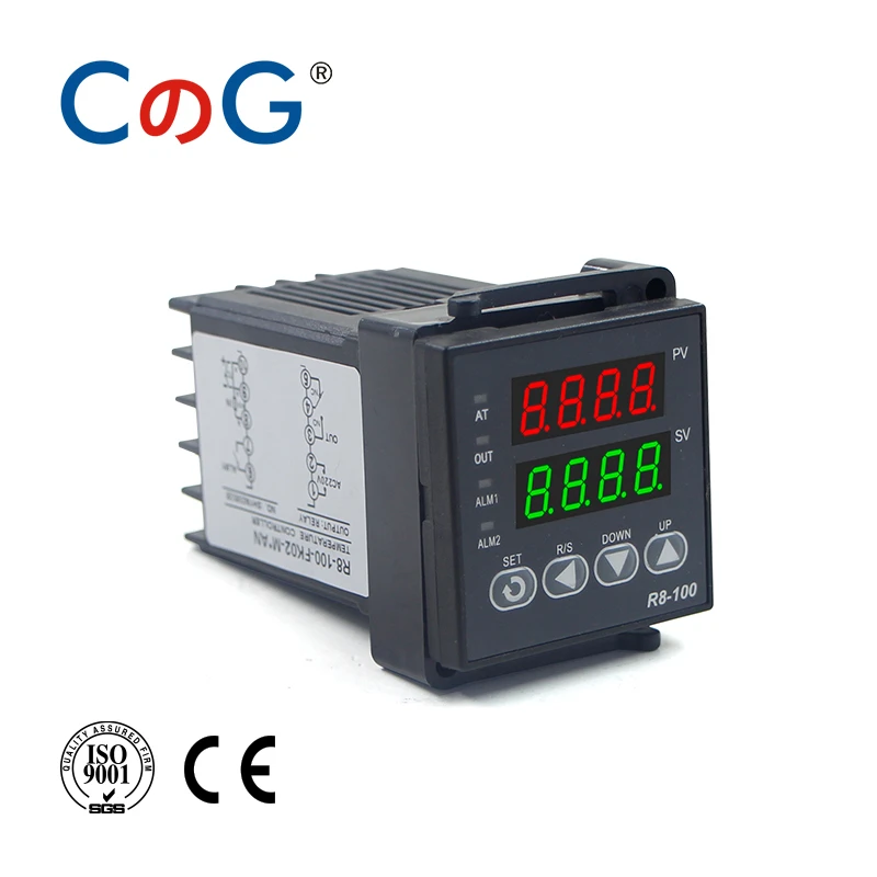 Cg 48*48mm 600 800 Degree Input K J Pt100 0-10v 4-20ma Pid Output Ssr Relay 110v-220v 24v 380v ...