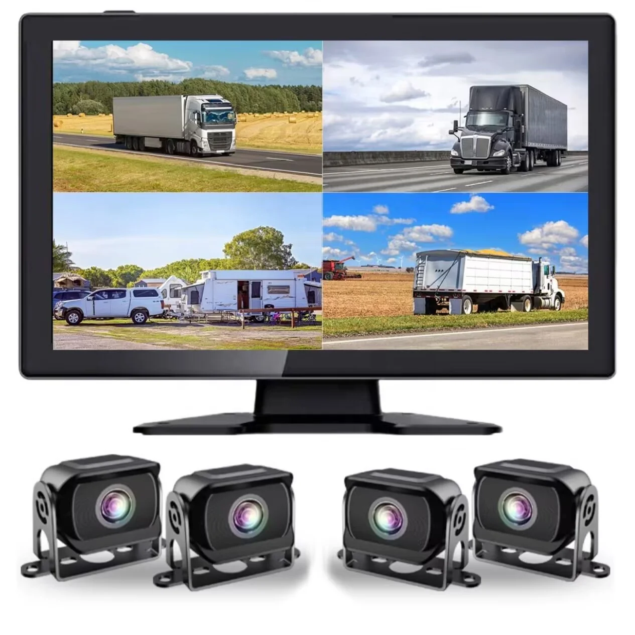 10.1 Inch 4K Screen Trucks Driving Recorder Intelligent Monitoring ...