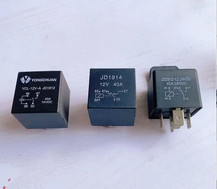 Automobile-relay-JD1912-JD1914-JD2912-40A-12V-24V-with-Iron-handle ...
