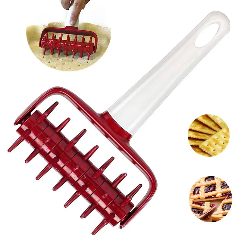 Home-Pizza-Cookies-Dough-Roller-Pastry-Pie-Needle-Wheels-Bread-Hole ...