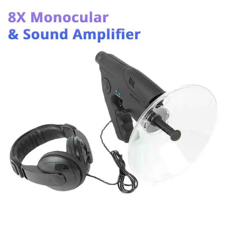 8X-Monocular-Sound-Amplifier-Observation-Device-for-Listening-to-Birds ...