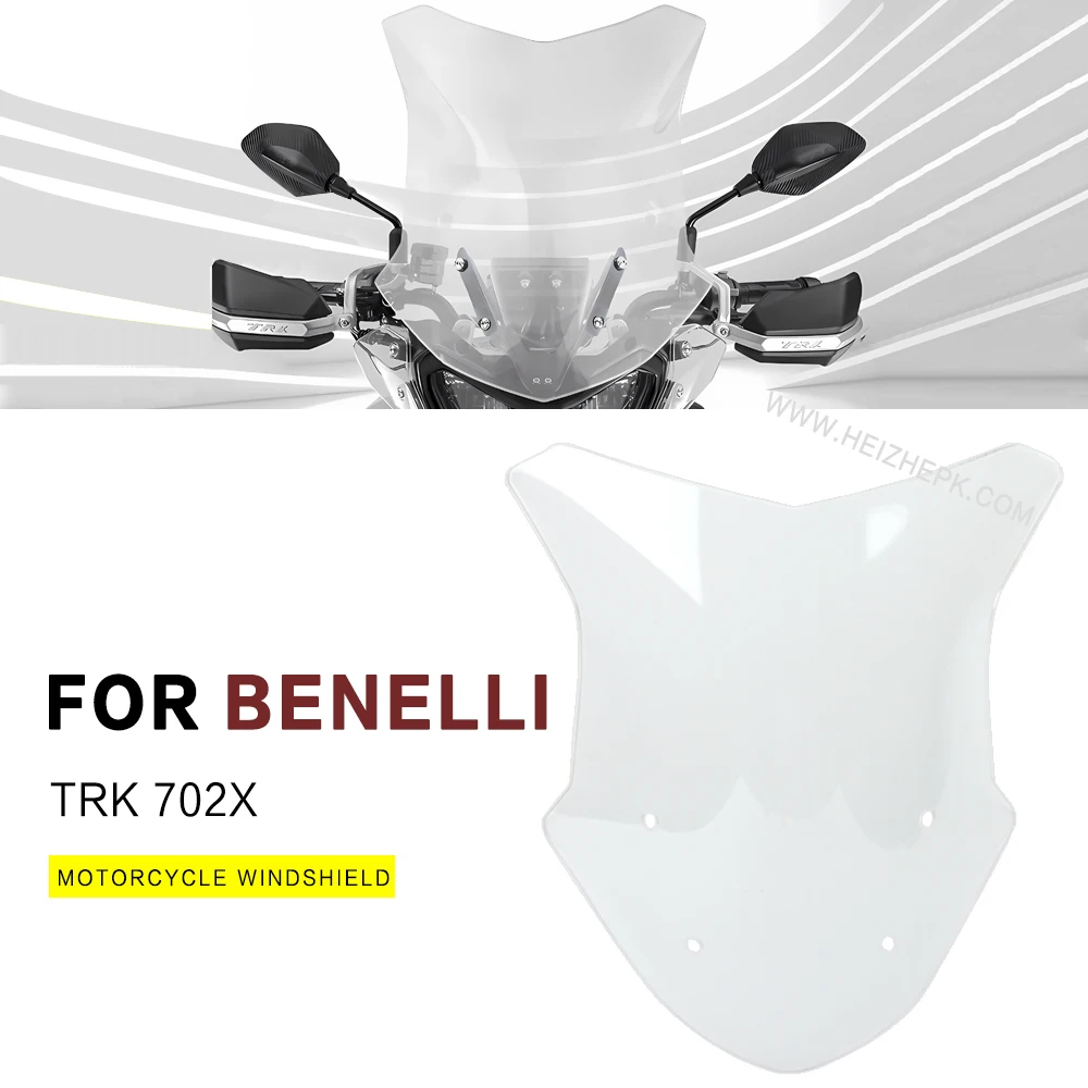 Motorcycle-For-Benelli-TRK702X-Windshield-Windscreens-Wind-Deflectors ...