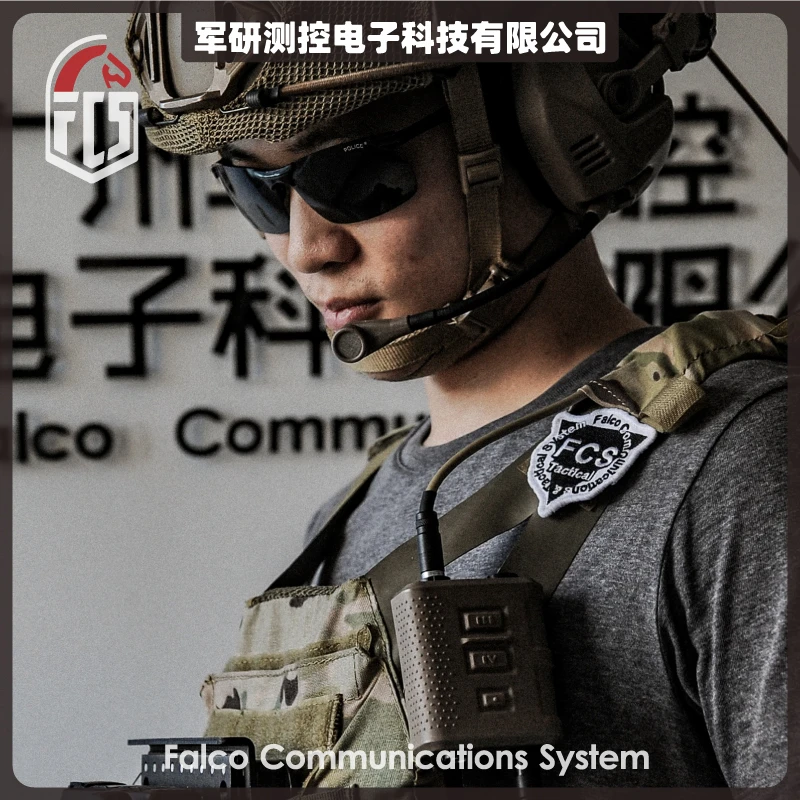 NEW FCS TACTICAL V60 PTT Multiple Functions Two Communication Channels ...