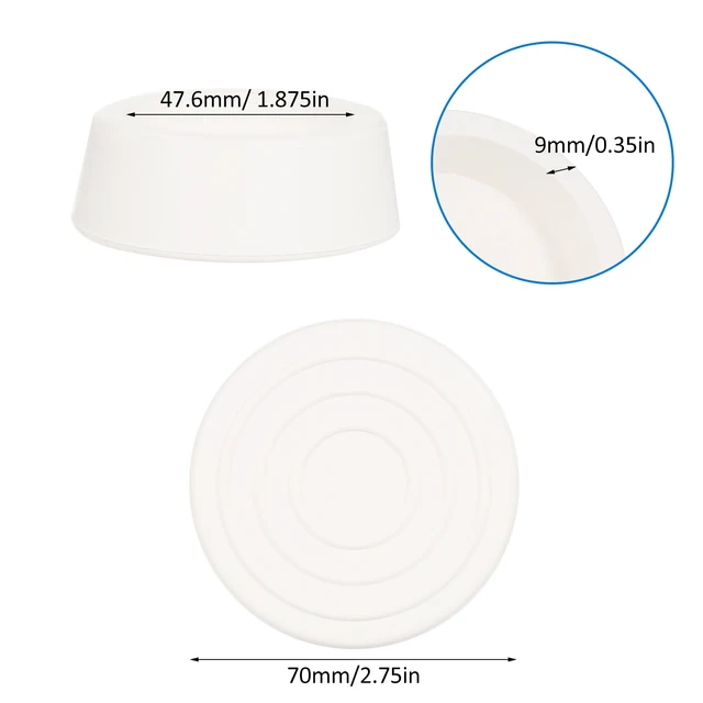 In Ground Pool Ladder Bumpers 4-Pack Pool Ladder Bumpers - White Rubber ...