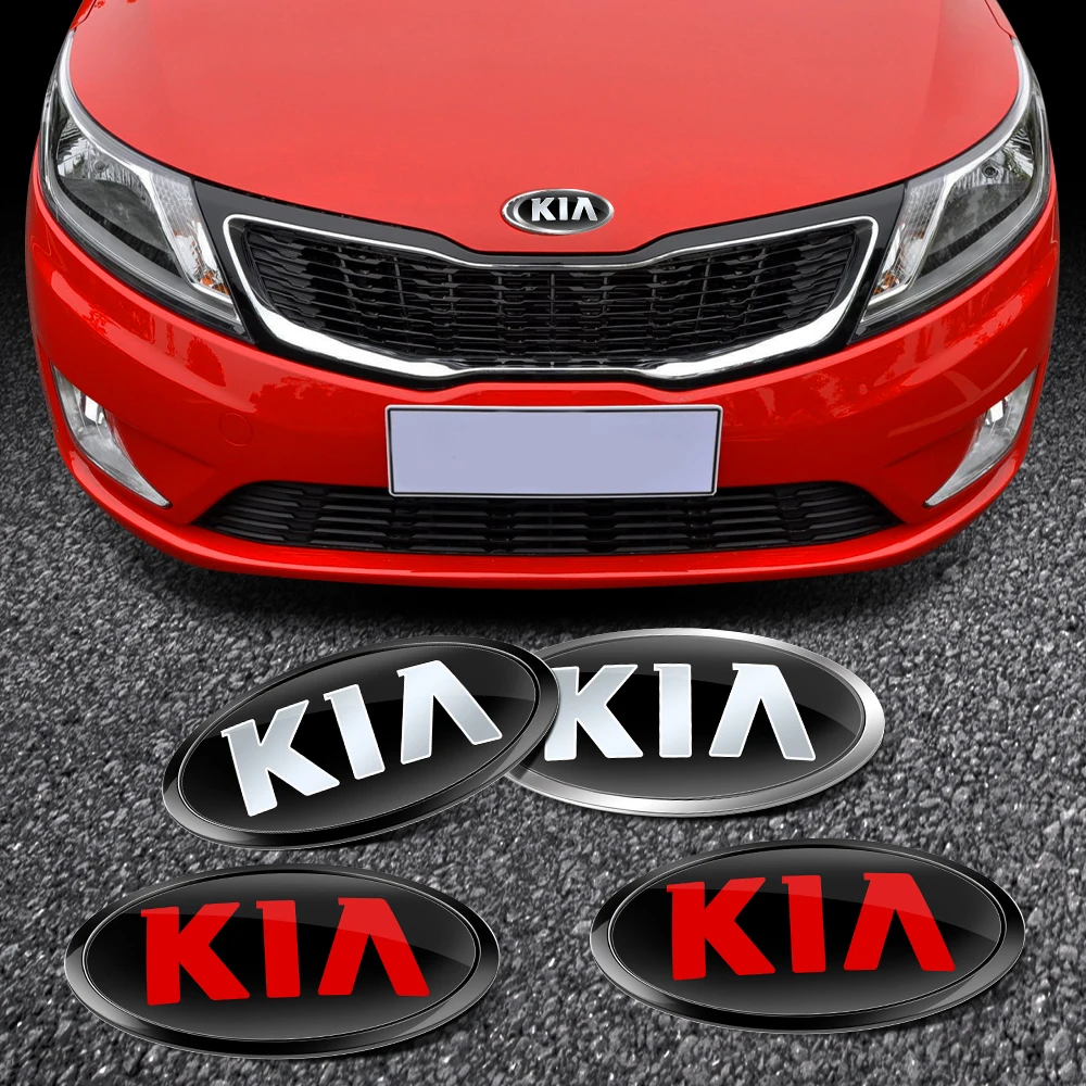 ABS Car Hood Front Bonnet Grill Rear Trunk Emblem For Kia Sportage 3 ...