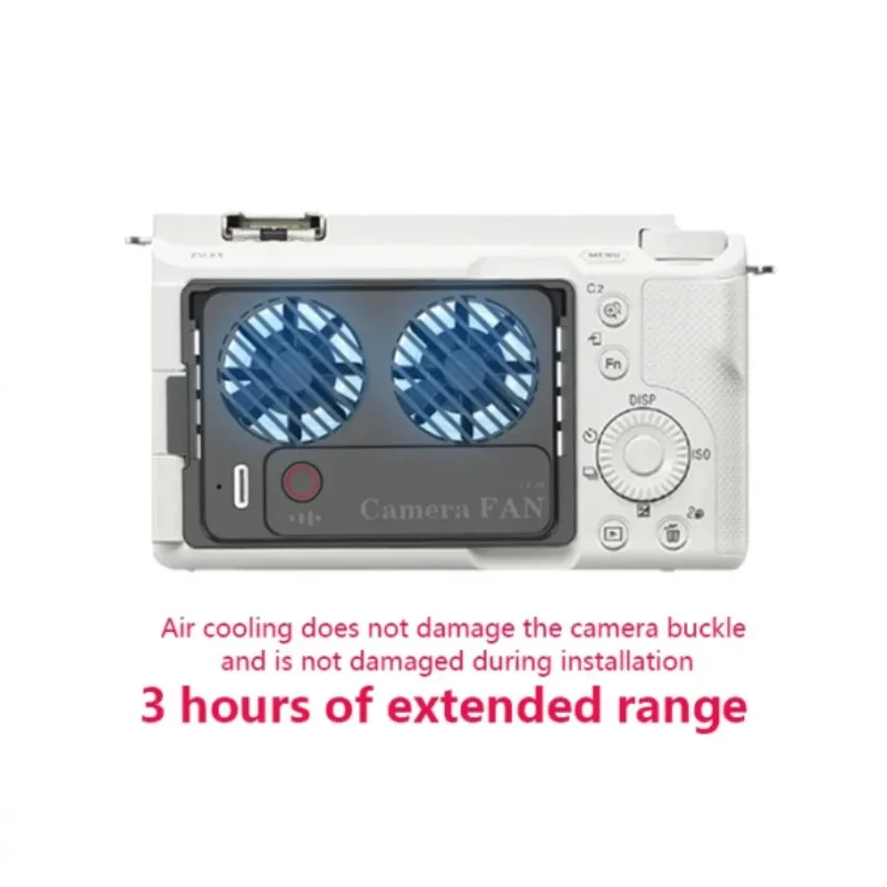 Camera-Cooling-System-Heat-Sink-Cooling-Fan-Build-in-Battery-For-Sony ...
