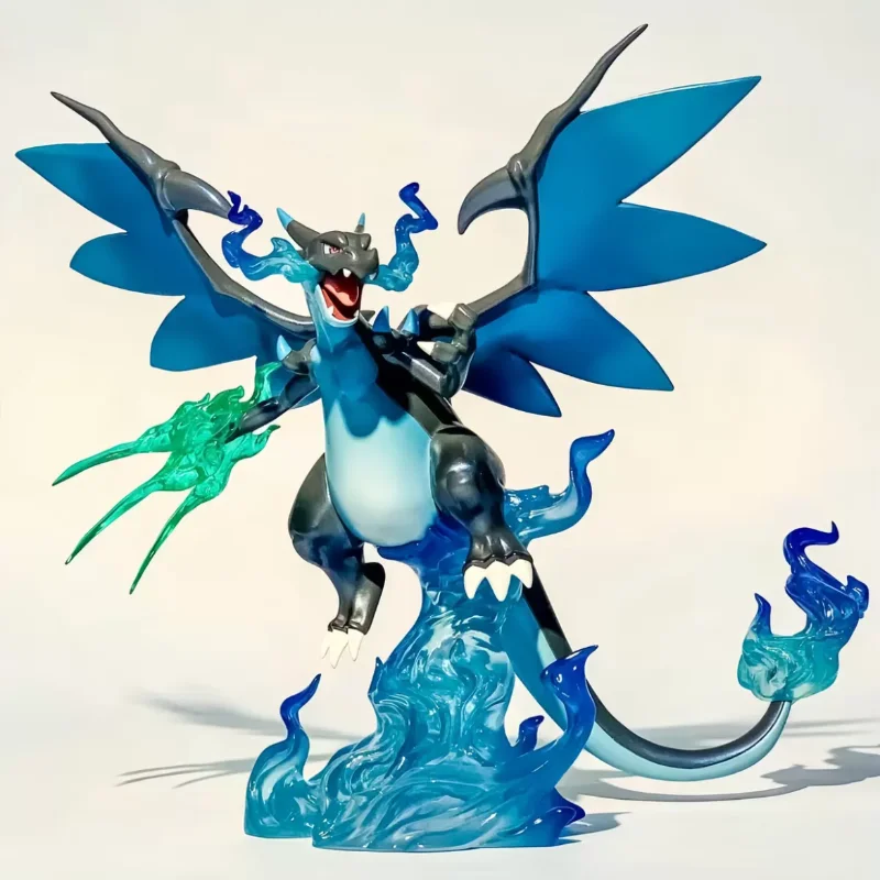 Anime Pokemon Mega Charizard X Figure Gk Dracaufeu Glurak Manga Statue ...