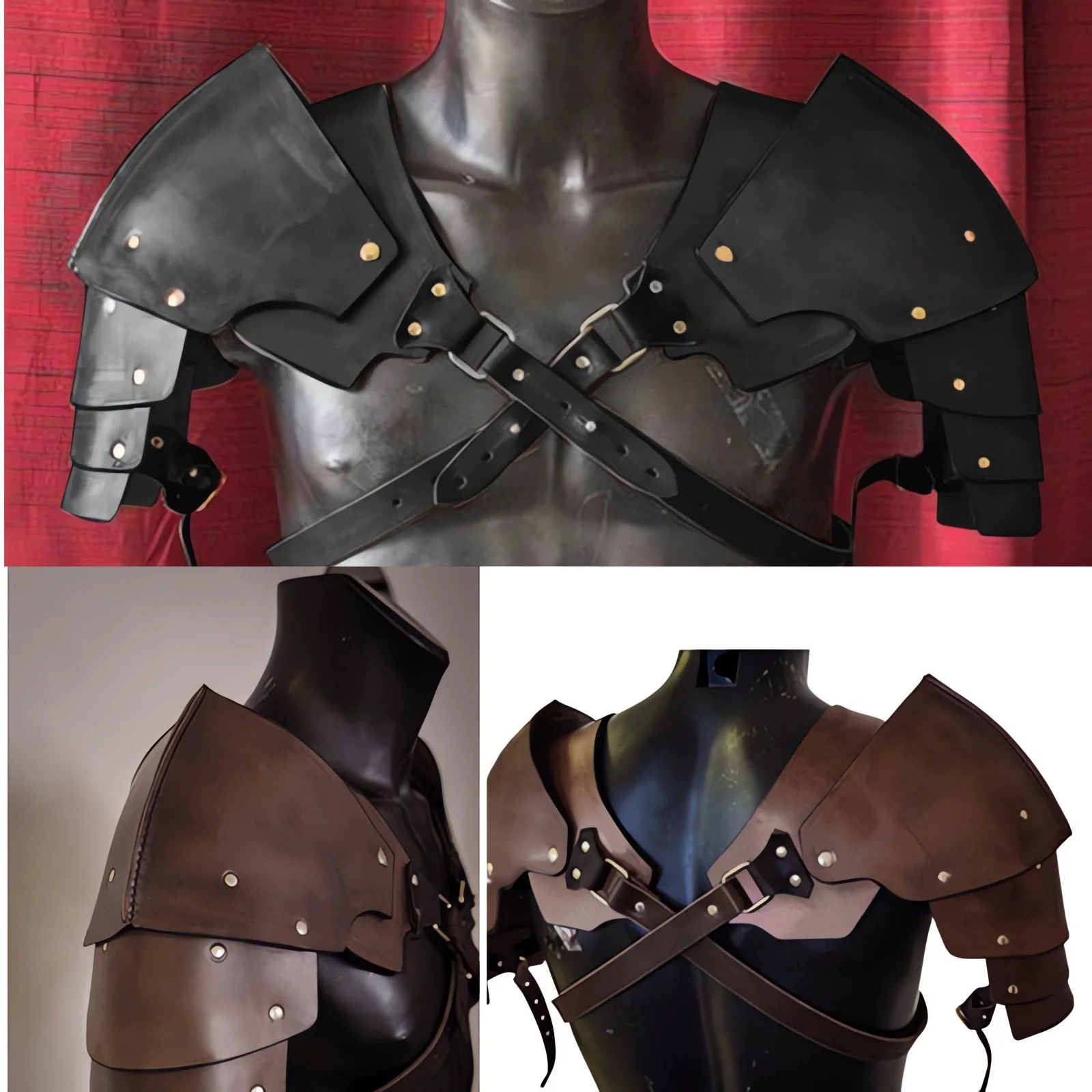 Medieval-Gothic-Shoulder-Armor-Viking-Warrior-Knight-Cosplay-Costume ...