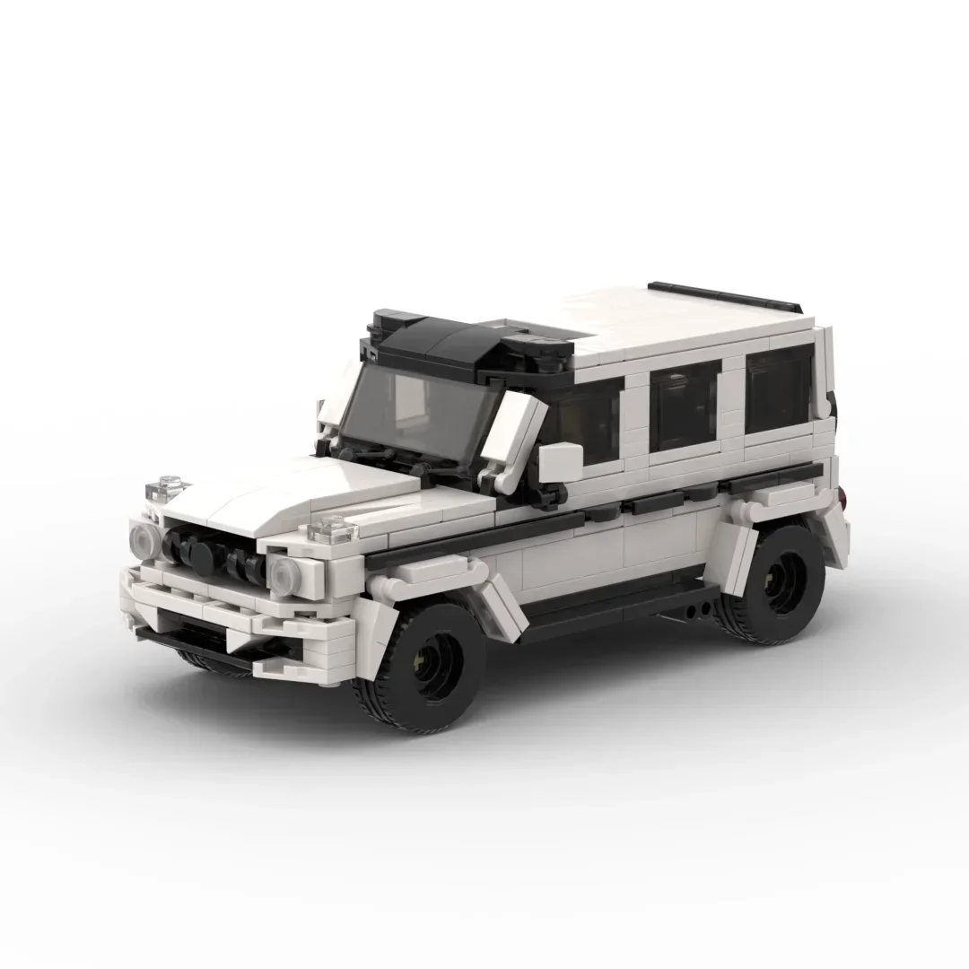 InhawBrick Speed Racing Sport Vehicle Racer G63 Maisari White Car ...
