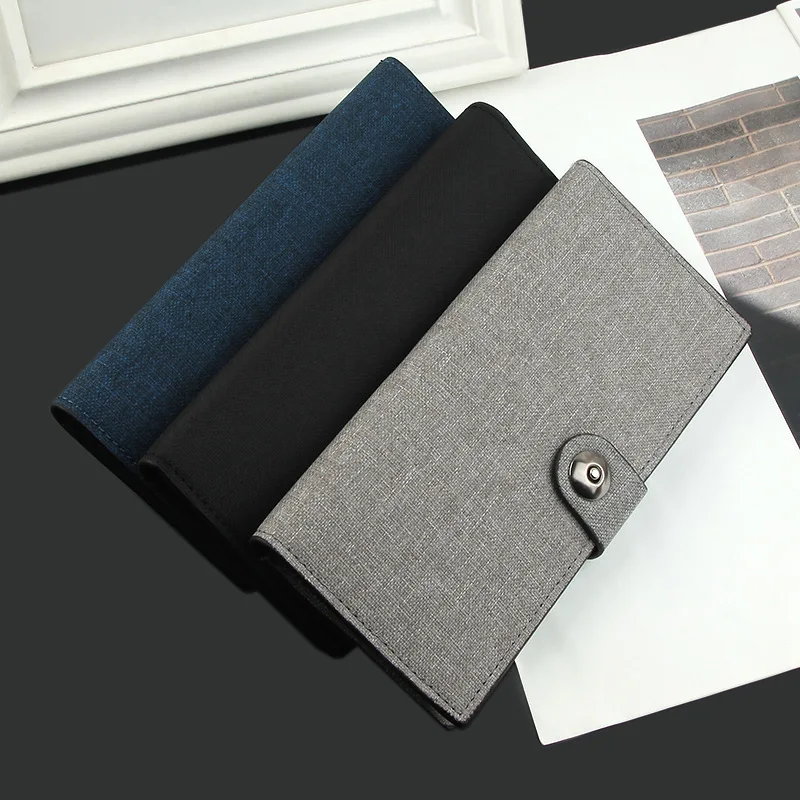 Canvas-Wallet-Men-s-Long-Wallet-Multi-card-Wallet-Simple-Ultra-thin ...