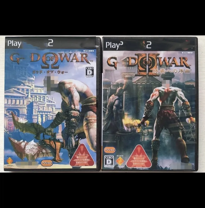 PS2-Copy-Game-Disc-God-of-War-Series-Unlock-Console-Station-2-Retro ...