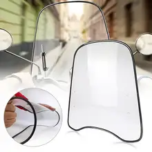 1 Pcs Motorcycle Windshield 18 X 16.7inch Clear Large Windscreen ...