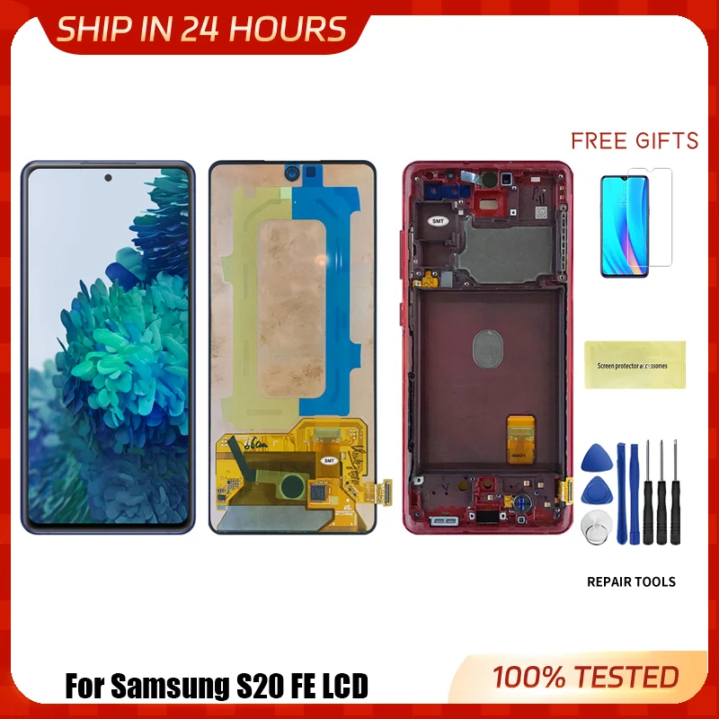 6-5-For-AMOLED-S20-FE-Display-for-Samsung-S20-Fan-Edition-G780F-LCD ...