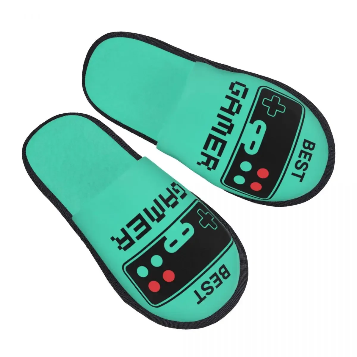 Men-Women-Plush-Indoor-Slippers-Gamer-Controller-Warm-Soft-Shoes-Home ...