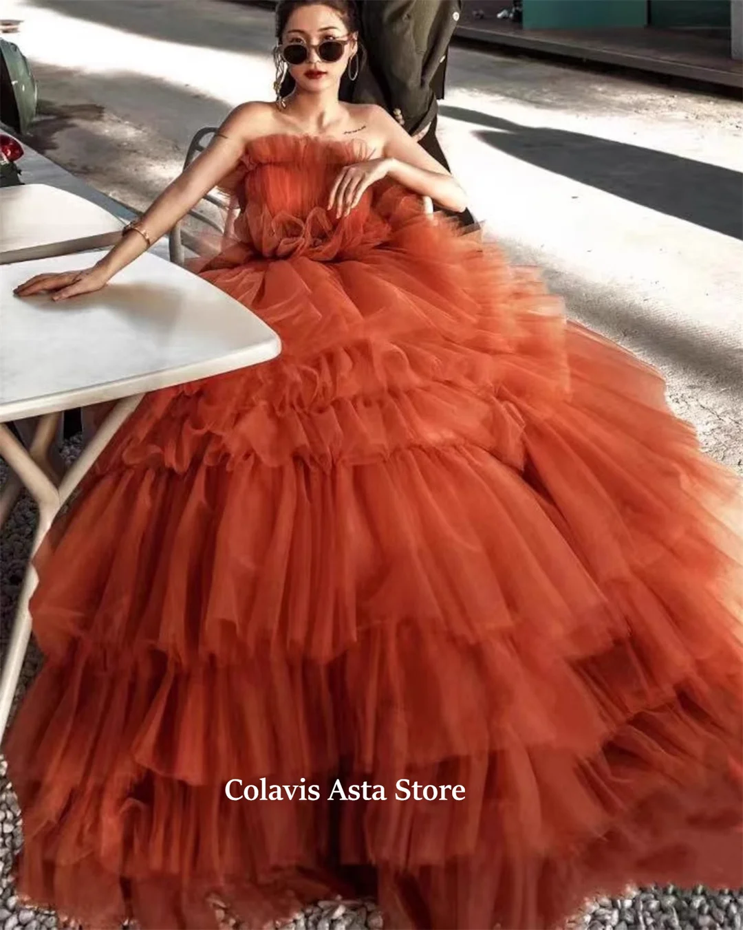 Japan-Style-Prom-Dress-Orange-Off-Shoulder-Wedding-Evening-Dresses ...