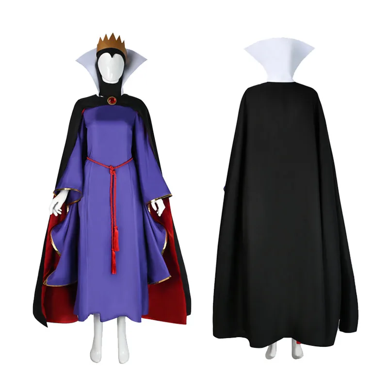 Anime-Fairy-Tales-Snow-White-Evil-Magic-Mirror-Queen-Cosplay-Purple ...
