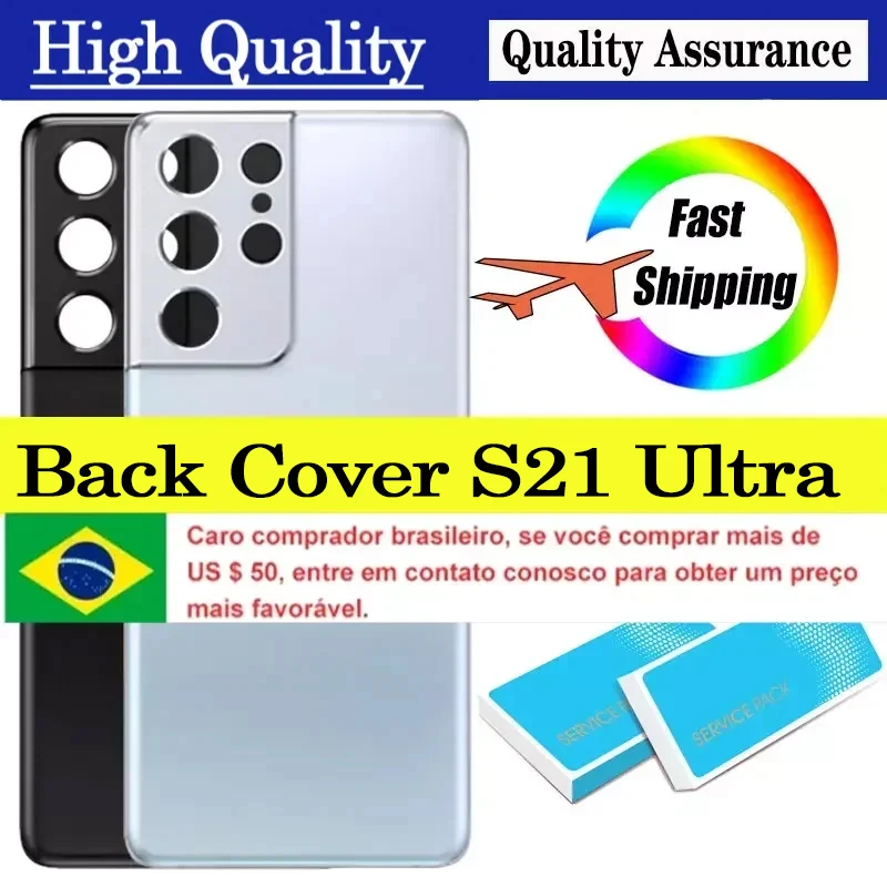 Brand-New-For-Samsung-S21-Ultra-5G-G997-SM-G997FD-Back-Battery-Cover ...