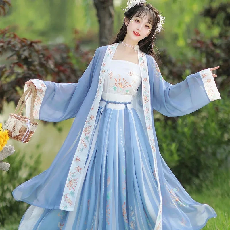 Vestido-Hanfu-para-mujer-traje-de-tela-tradicional-china-trajes-de ...