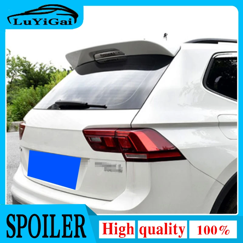 For-Volkswagen-Tiguan-L-2017-2019-R-Line-Style-Spoiler-ABS-Material-Car ...