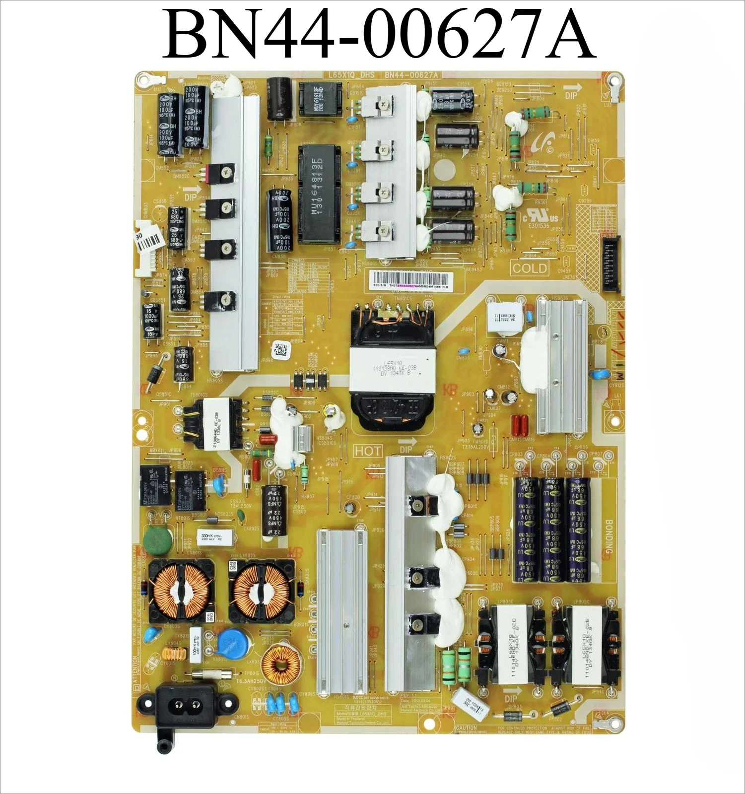 Power-Supply-Board-BN44-00627A-L65X1Q-DHS-is-for-UN65F6400AFXZA ...