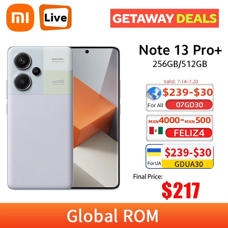 Global-ROM-Xiaomi-Redmi-Note-13-Pro-Plus-256GB-512GB-120Hz-Display ...