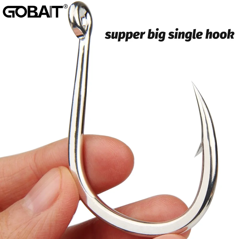 Big-Fish-Hook-Super-Anzol-liga-de-a-o-Gaff-farpado-Antiferrugem-ngulo ...