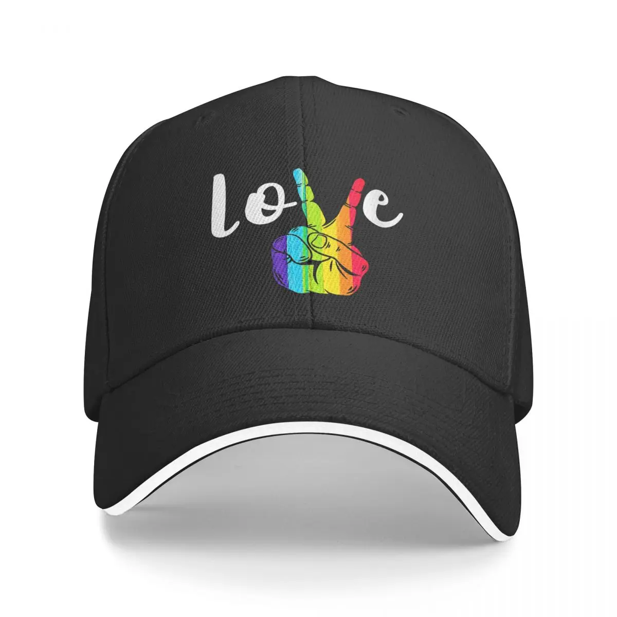 Love-Yeah-Pride-LGBT-Gay-Love-Multicolor-Hat-Peaked-Women-s-Cap ...