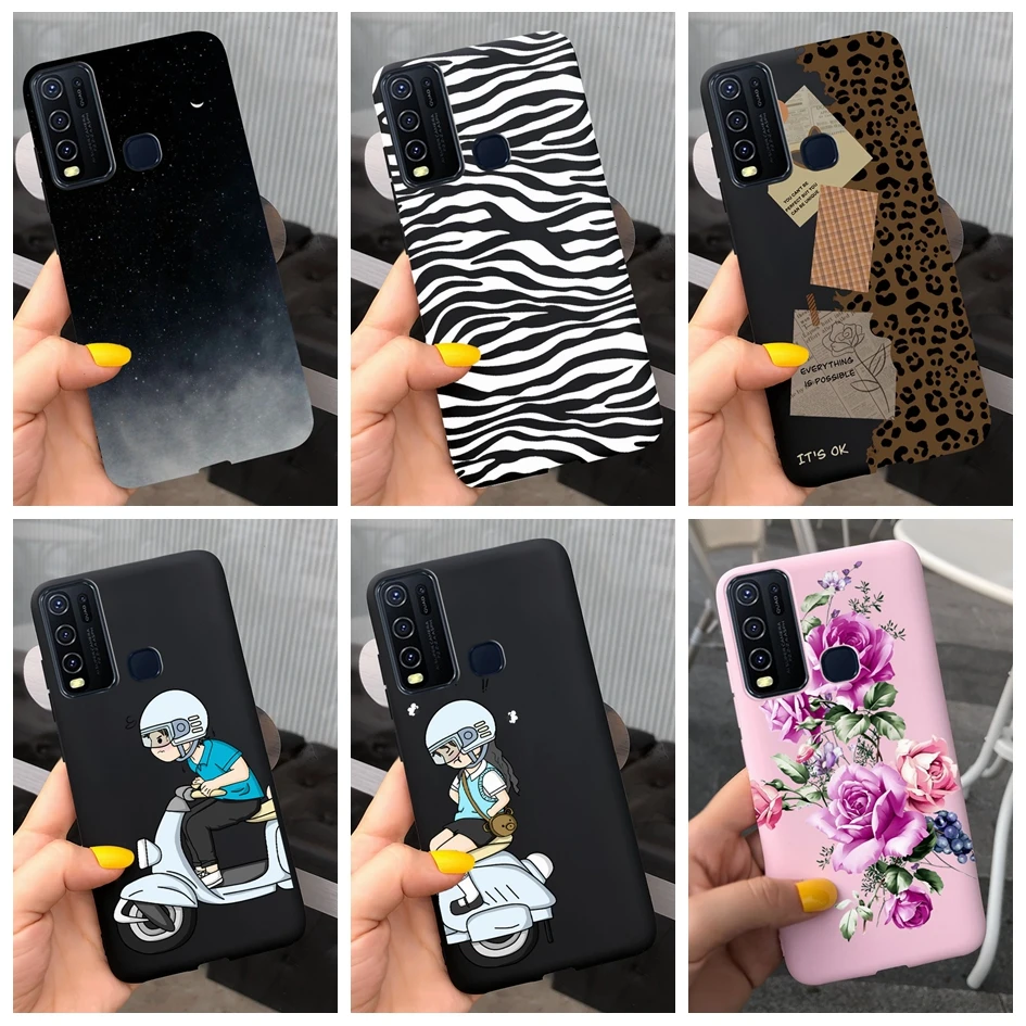 For-Vivo-Y50-Case-1935-V1965A-Couple-Phone-Cover-Shockproof-Silicone ...
