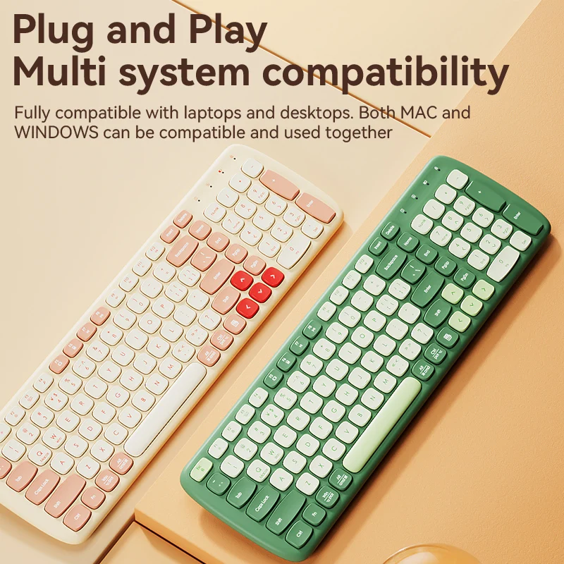 B-O-W-MK353-Wireless-Keyboard-and-Mouse-Combo-Ultra-thin-Portable ...