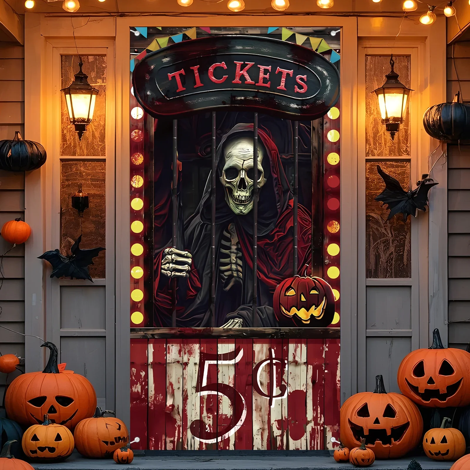 Black Evil Circus Banner: The Ultimate Horror Circus Decoration for ...
