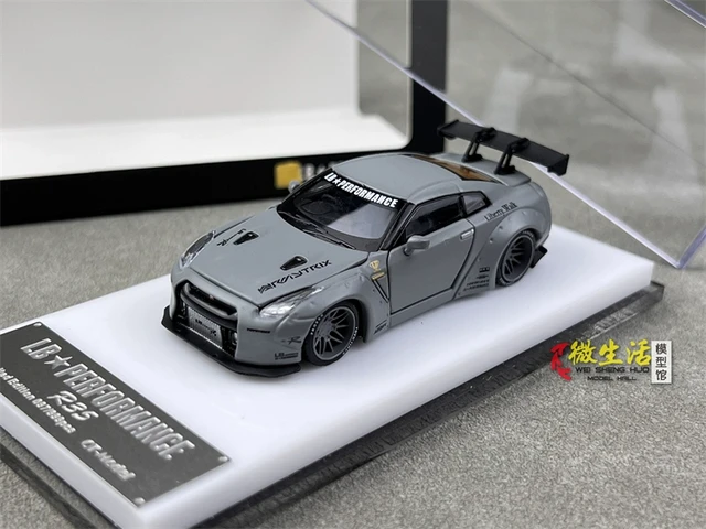 Stocks Old Time 1/64 Diecast Fully Opened LB GTR35 Zero Grey Fighter Limited To 599Pcs In June ...