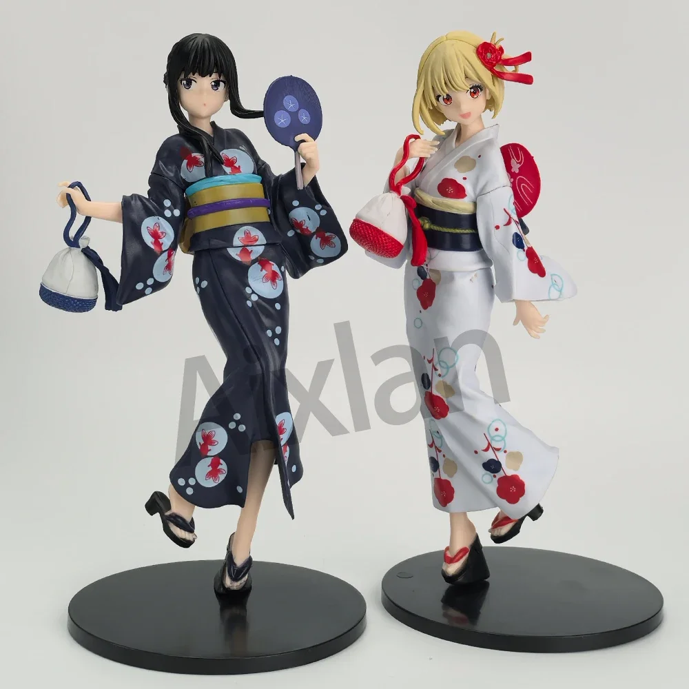 21 センチメートル Lycoris Recoi アニメフィギュア錦木千里井上タキナ PVC アクションフィギュアコレクタブルモデルおもちゃ ...