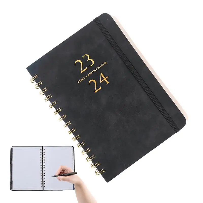 2024-Planner-Book-Universal-Hard-Cover-2024-Planner-Spiral-Notebook ...