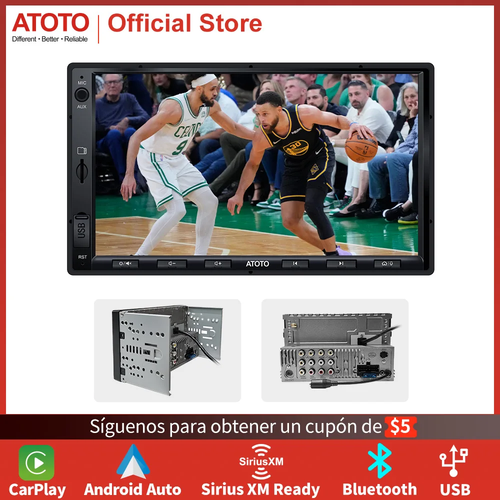 ATOTO REPRODUCTOR DE Radio para coche F7 XE, 7 pulgadas, 2 DIN ...