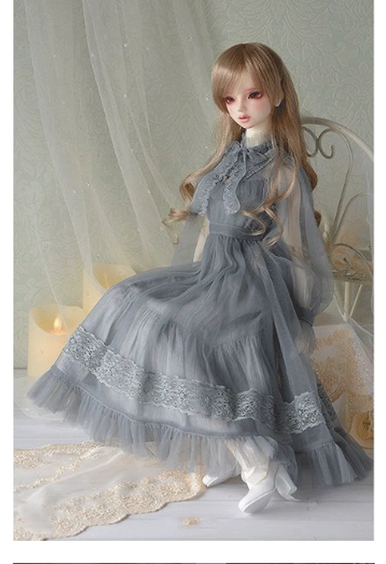 Doll Clothes 1/4 1/3 SD BJD Clothes Light Green Dress,Girl Doll Clothes ...