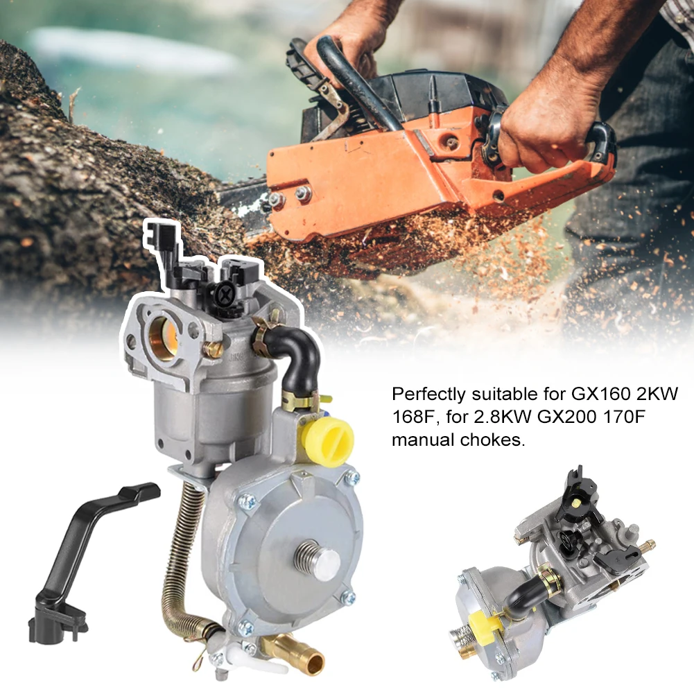 168F Generator Dual Fuel Carburetor LPG NG Conversion Kit for 2.8KW ...