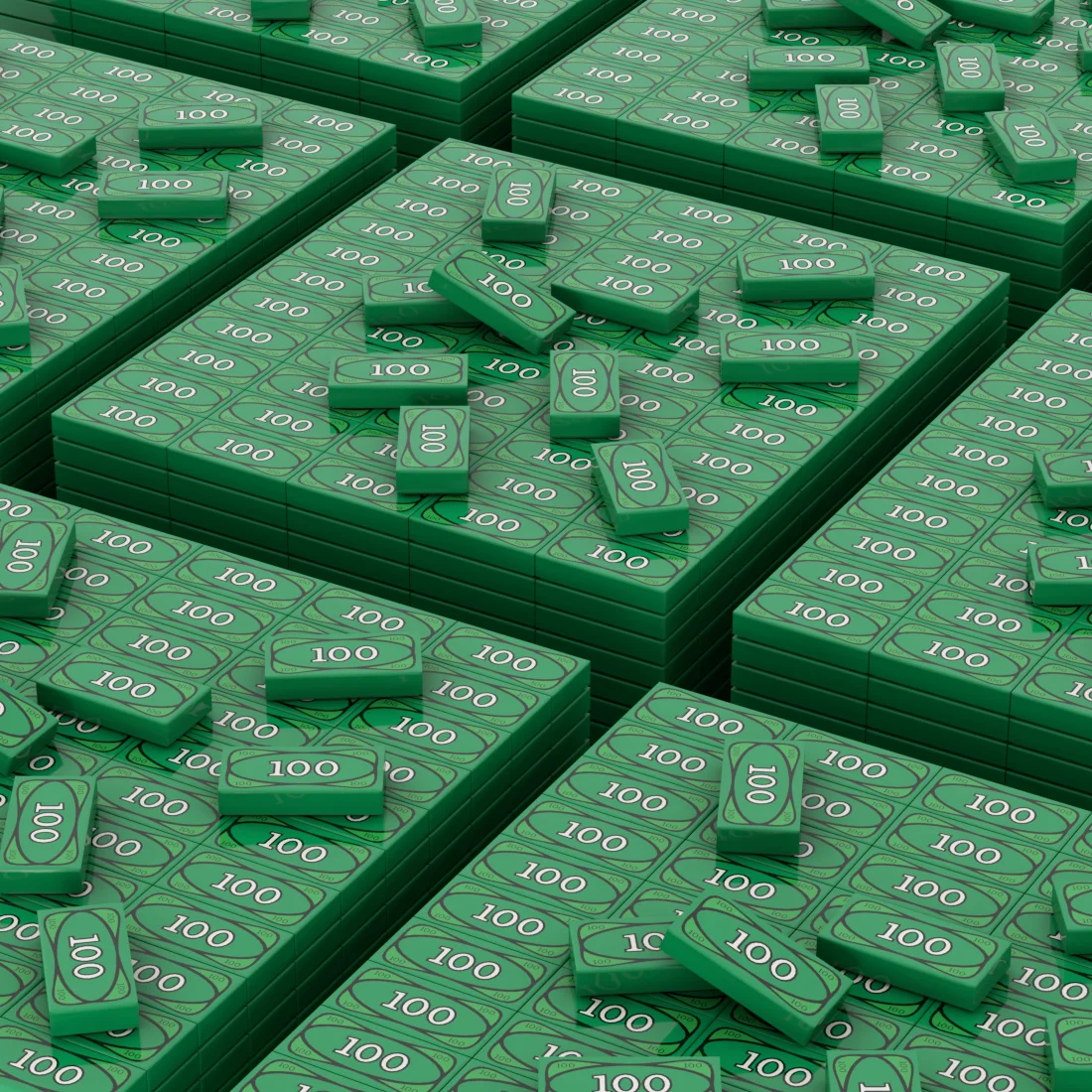 Millionaire-One-Million-Money-Dollar-Cash-Building-Blocks-MOC-Toys-Kid ...