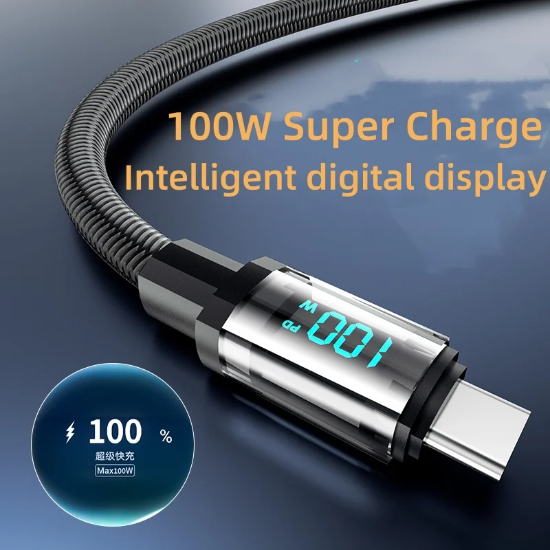 High-Quality-Pd-Fast-Charging-Smart-USB-Charger-Clear-Case-Type-C-Cable ...