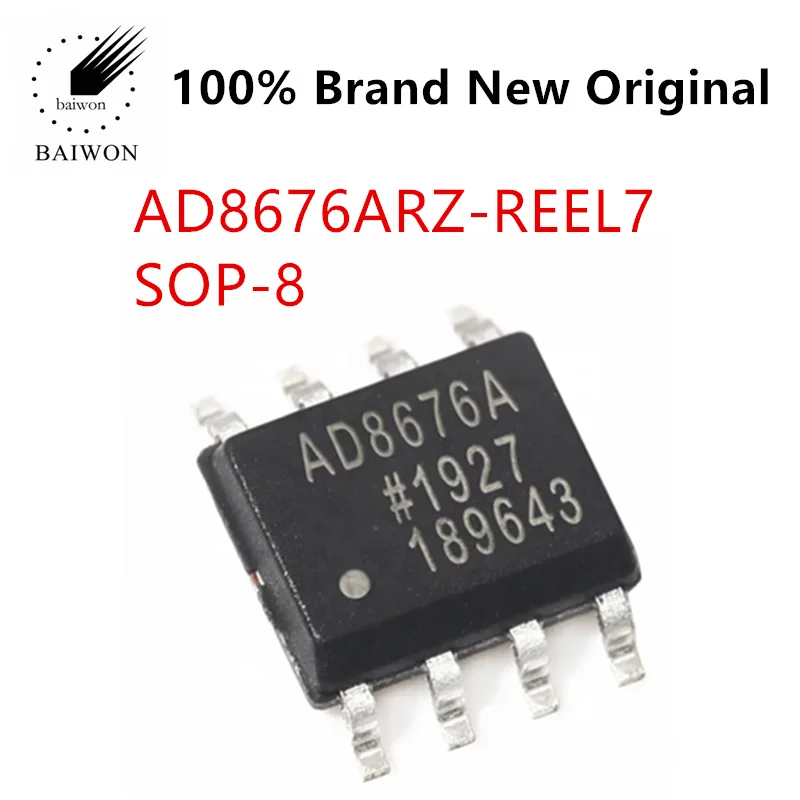 100-Original-IC-Chips-AD8676ARZ-REEL7-chip-SOIC-8-Operational-Buffer-Amplifier-Universal ...
